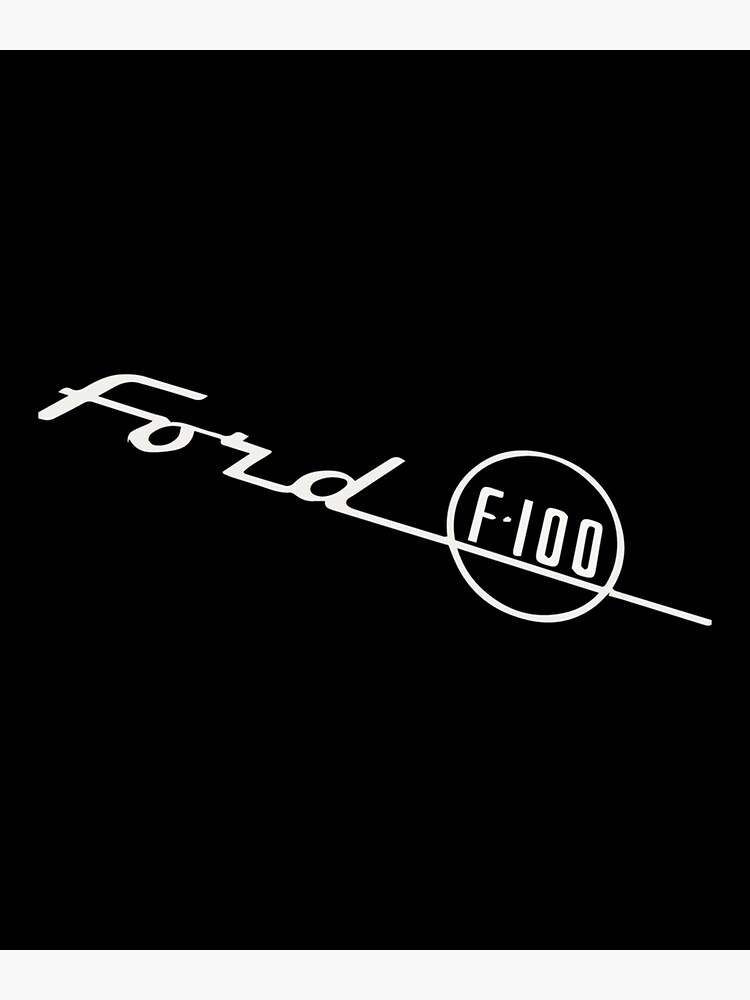 "Vintage Ford F100 Logo" Poster for Sale by TinCaz | Redbubble