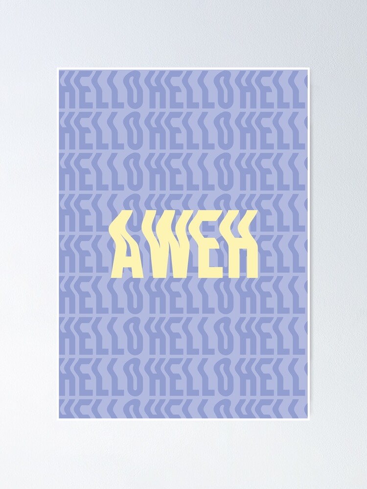 "South African Slang - Aweh" Poster for Sale by SpaarwielMedia | Redbubble