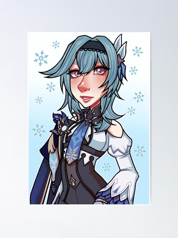 "Genshin Impact - Eula" Poster by galaxiiacharlie | Redbubble