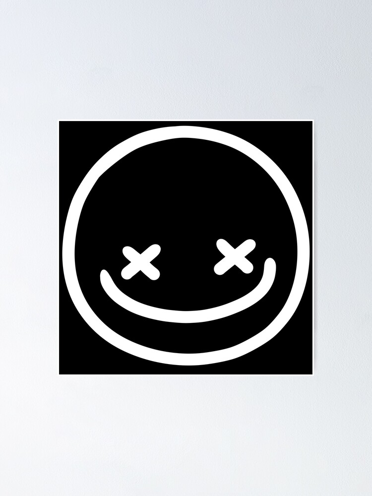 "Crossed Eyes Smiling Face" Poster by Zeeph | Redbubble