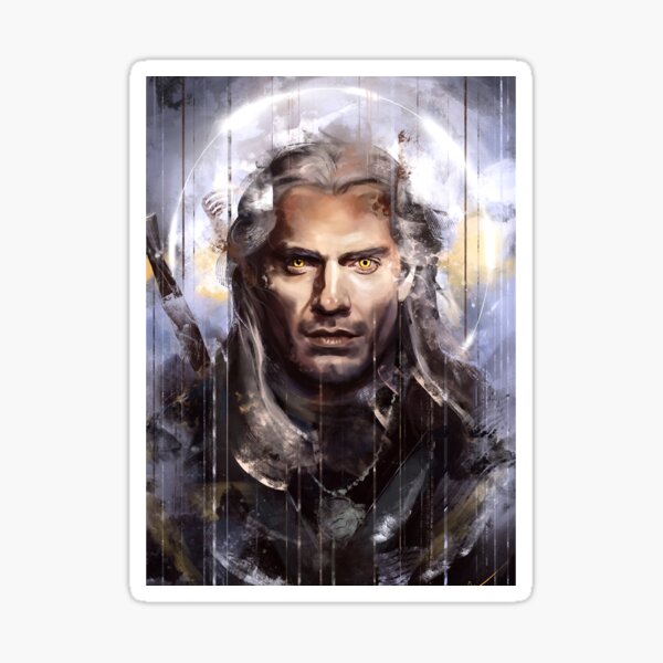 "Retro Lupo Bianco Awesome For Movie Fan" Sticker by Donatobogisich ...