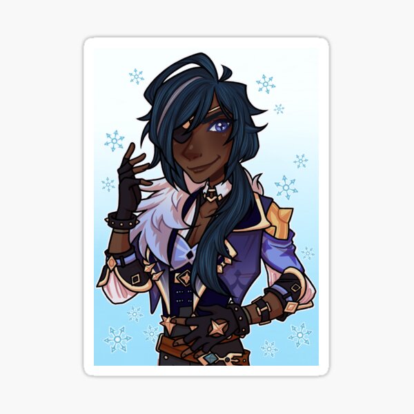"Genshin Impact - Kaeya" Sticker for Sale by galaxiiacharlie | Redbubble