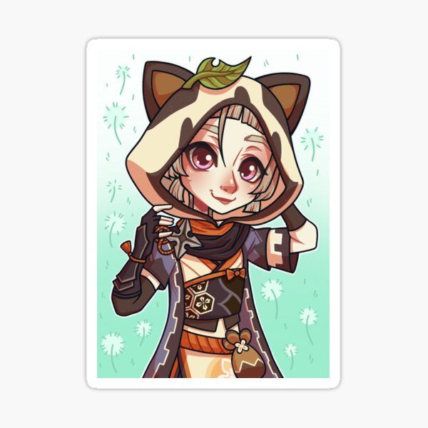 "Genshin Impact - Sayu" Sticker by galaxiiacharlie | Redbubble