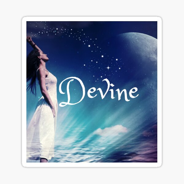 "Devine" Sticker by Jaadueekala | Redbubble