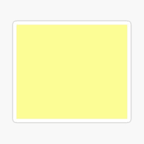 "Pastel yellow" Sticker by AnanasHananas | Redbubble