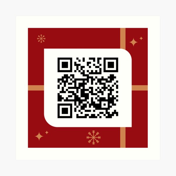 "Christmas Santa Claus Christmas Santa Claus animated link QR Code" Art ...