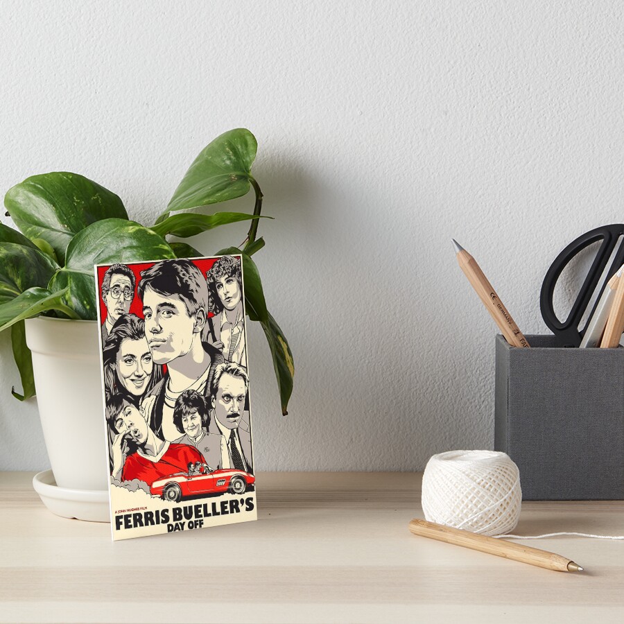 "Ferris Buellers Day Off Poster" Art Board Print for Sale by ...