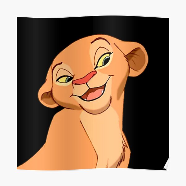"The Lion Nala" Poster by PreGAty | Redbubble