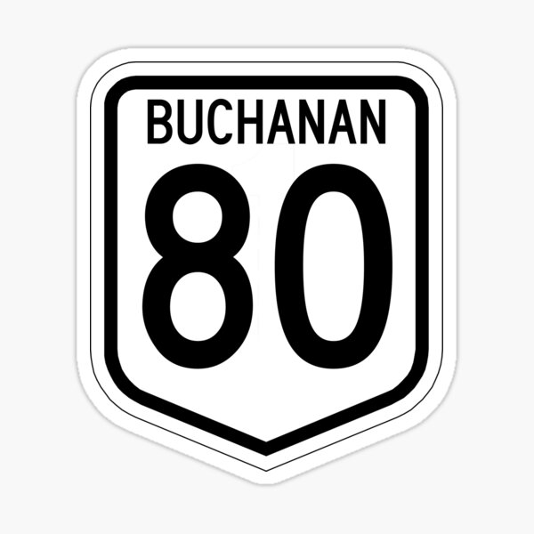 "Buchanan Highway" Sticker for Sale by BaronPhil | Redbubble