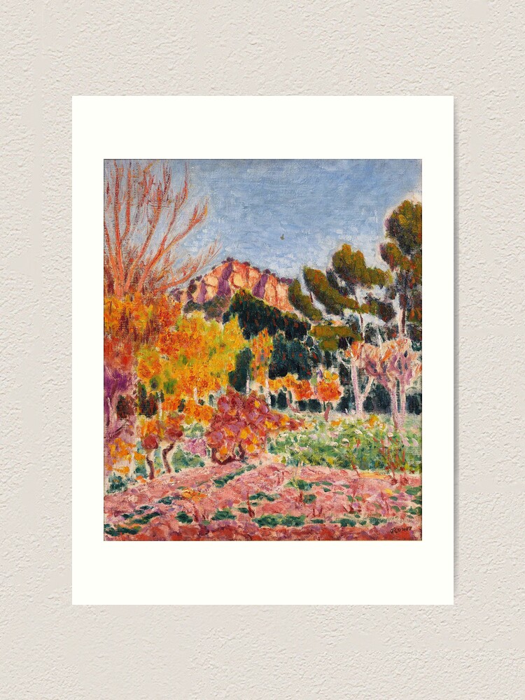 "Roderic OConor - Paysage, Cassis (1900)" Art Print for Sale by coolcoolstuff | Redbubble