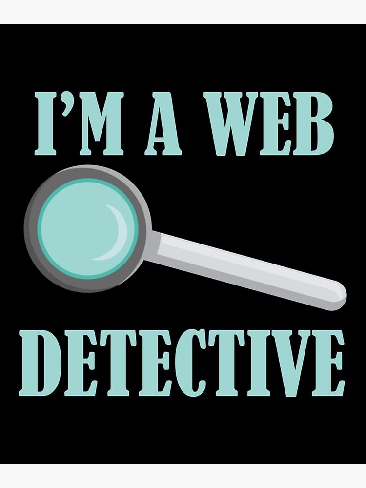 Póster «¡Soy un detective web! Investigador Misterio Secreto ...