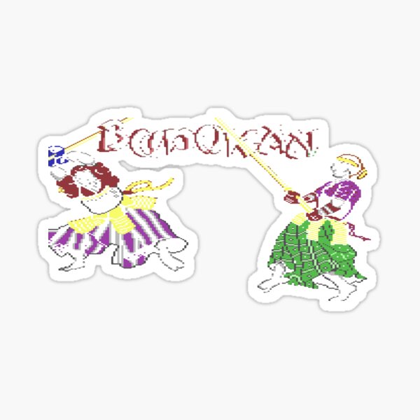"Budokan" Sticker for Sale by PixelSystem | Redbubble