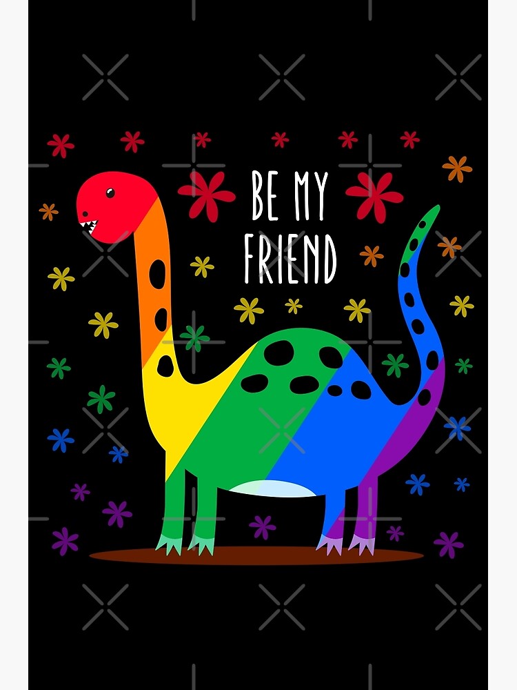 "Gaysaurus Gay Dinosaur LGBT Rainbow Pride" Poster for Sale by aronia ...