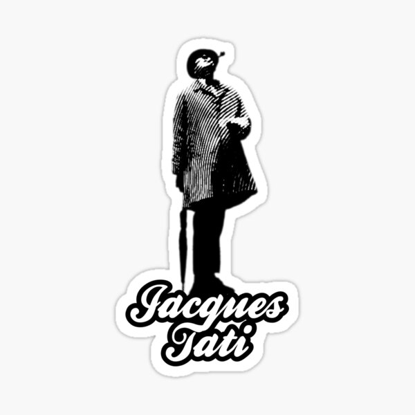 "Jacques Tati" Sticker by MickeyThunder | Redbubble