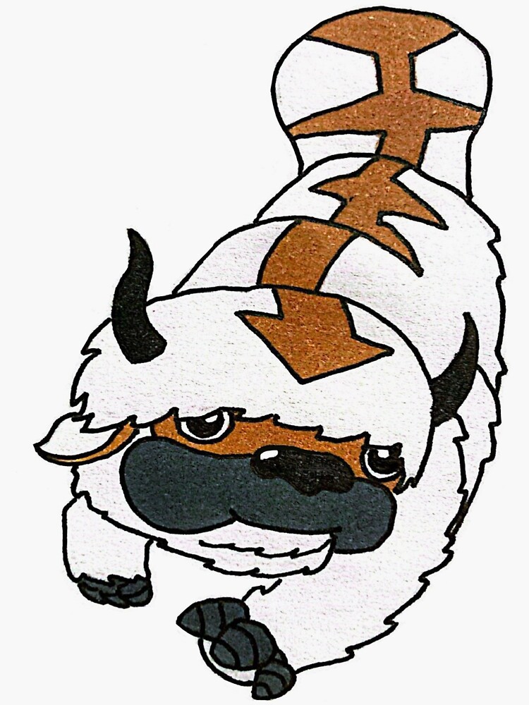 "Appa - avatar" Sticker by Taco-Delivery | Redbubble