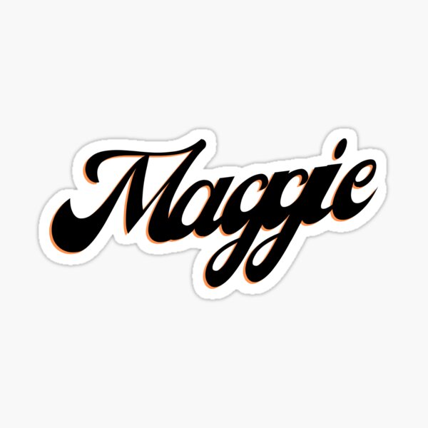 "maggie name daughter" Sticker for Sale by Saso22 | Redbubble