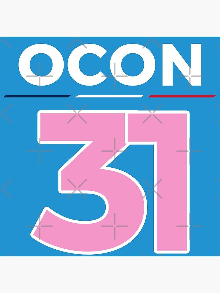 "Esteban Ocon 31 F1 2022" Poster for Sale by larsmeijer11 | Redbubble