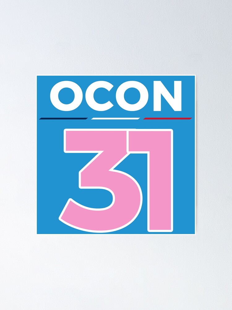 "Esteban Ocon 31 F1 2022" Poster for Sale by larsmeijer11 | Redbubble