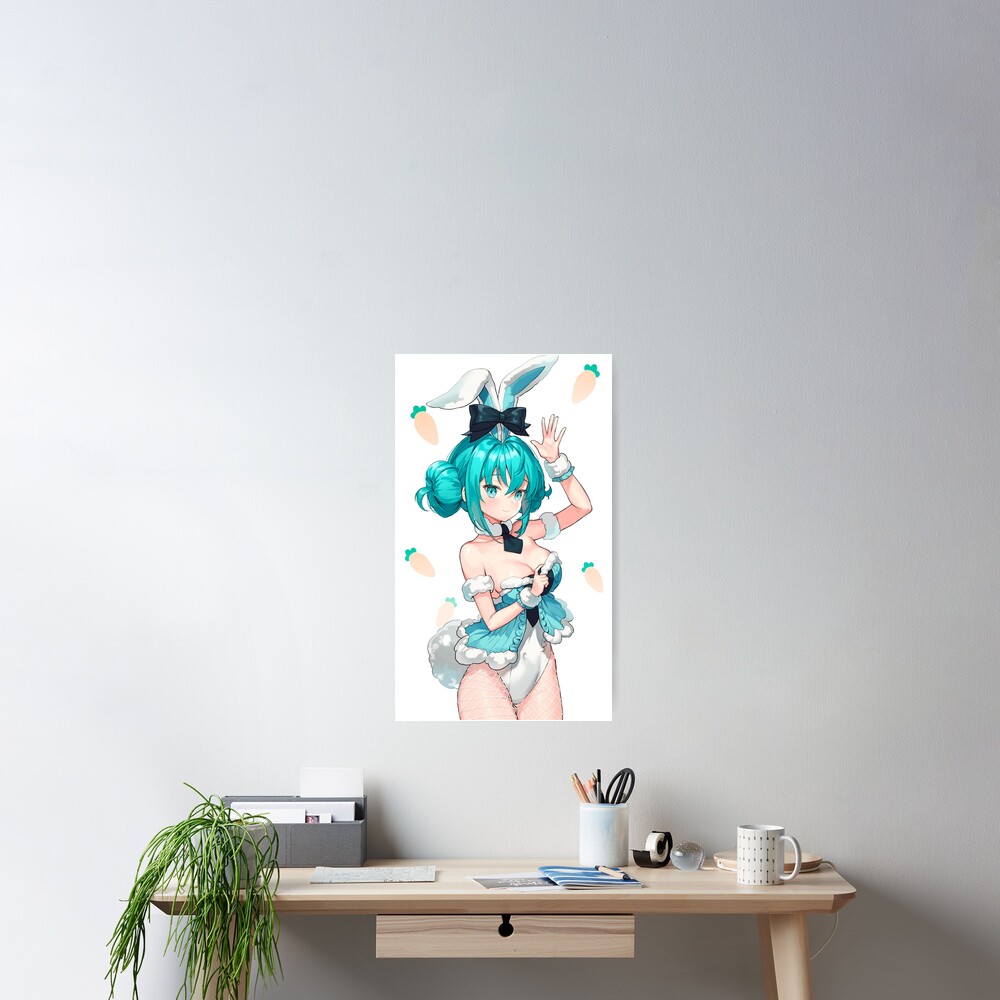 Hot Bunny Hatsune Miku Vocaloid Sexy Lewd Anime Hentai Girl Brüste