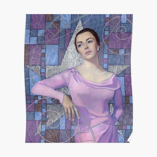 "Elizabeth Taylor, Old Hollywood, Berühmte Frau, Promi-Porträt" Poster ...