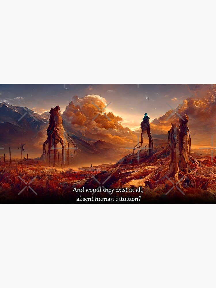 ""Godlike" (5/9) Poetry on an AI generated landscape painting" Poster ...