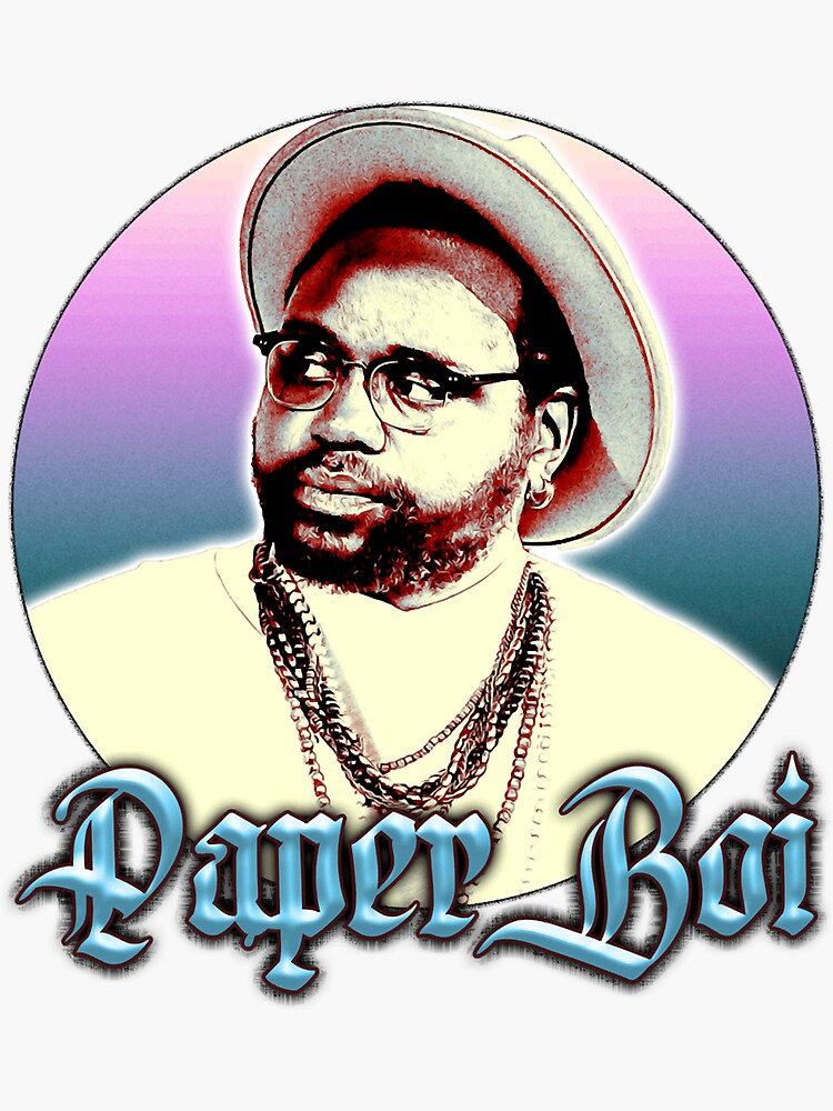 "Paper Boi Hope Atlanta , Paper Boi art 2022" Sticker by ClausSenstoll ...