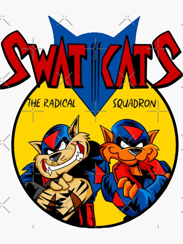 "90s Cartoon Cat TV Series Retro" Sticker by endloop | Redbubble