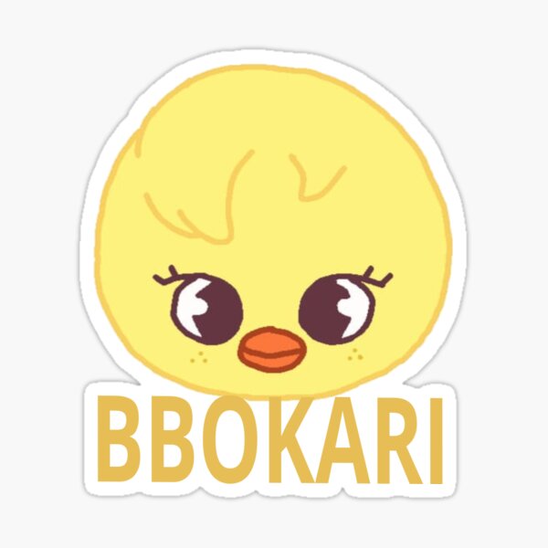"Bbokari " Sticker by Tinyheartist | Redbubble