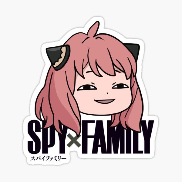 "Anya smug face Spy x Family" Sticker by Gabimaru | Redbubble
