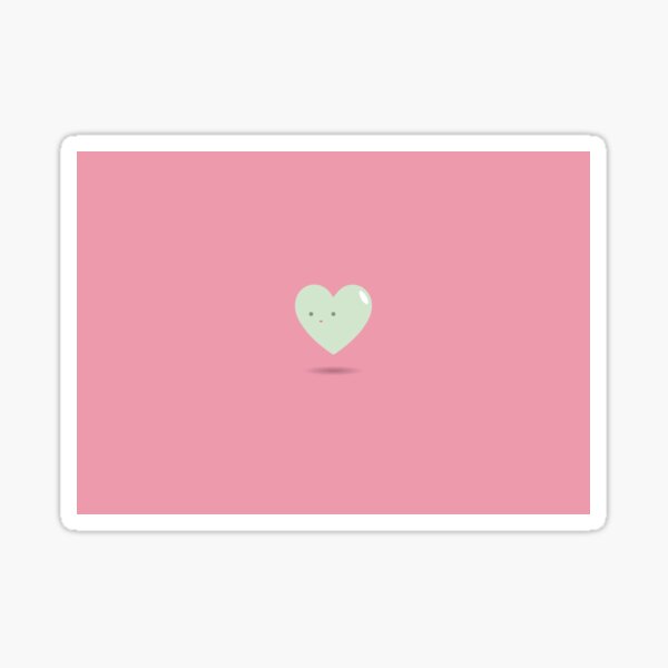 "Cute little heart ? " Sticker for Sale by Kikigram | Redbubble