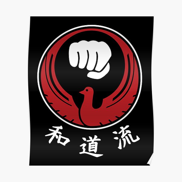 "Wado-Ryu Karate" Poster for Sale by Beltschazar | Redbubble