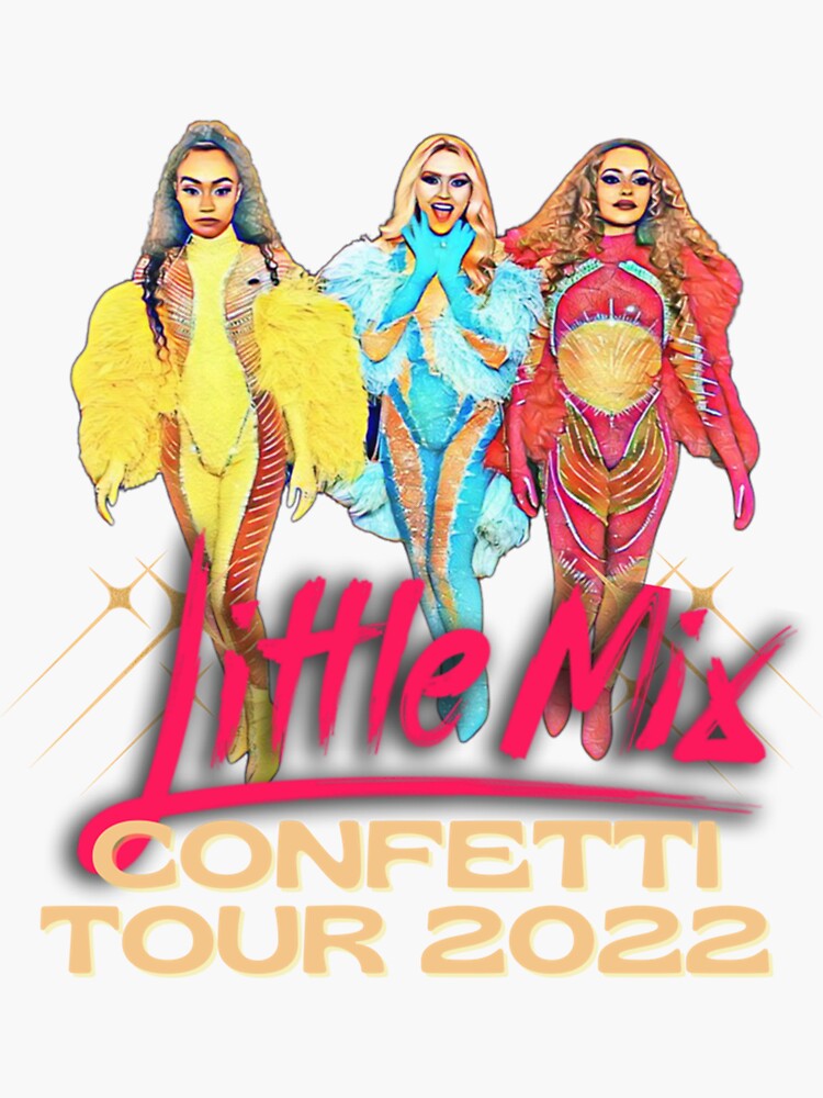 "Confetti tour little mix " Sticker by Socolastore | Redbubble