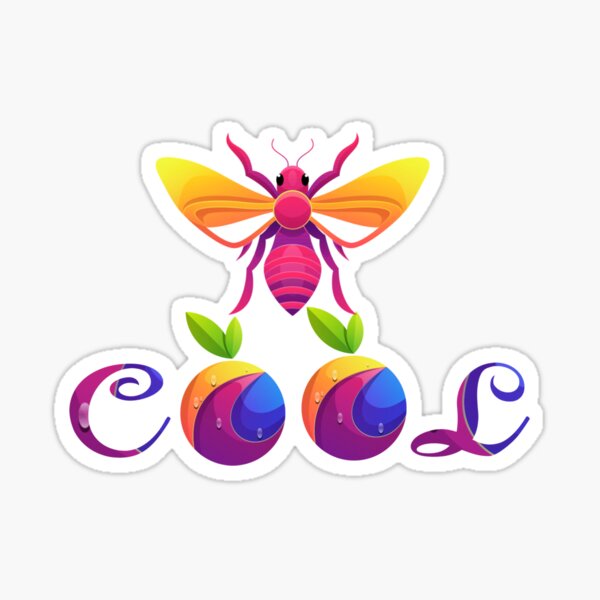 "Be Cool Limited Edition Summer colour wear" Sticker by SpArtk | Redbubble