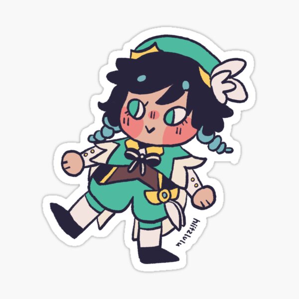 "Venti Video Game" Sticker by ByHiitzLulu | Redbubble