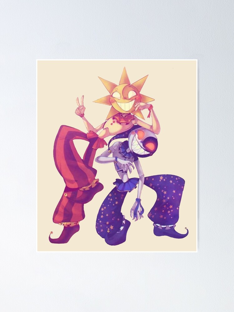 "fnaf sundrop and moondrop " Poster by vinike2200 | Redbubble