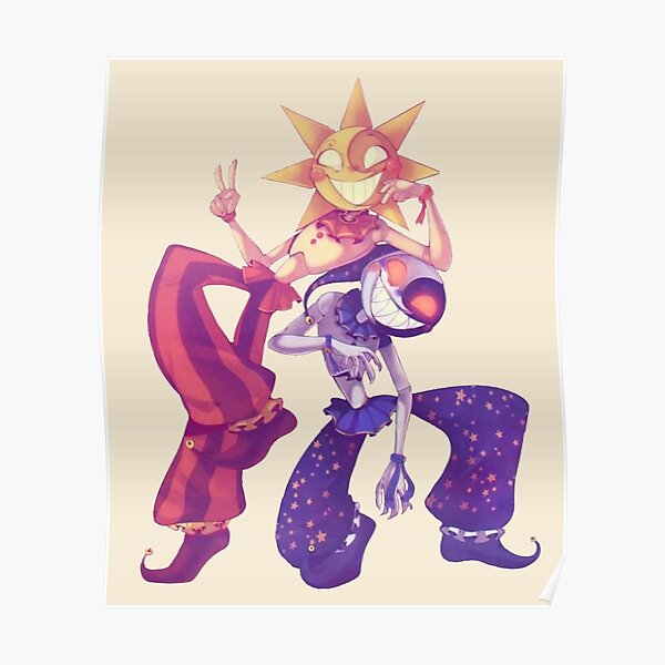 "fnaf sundrop and moondrop " Poster by vinike2200 | Redbubble