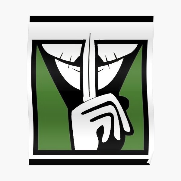 "Caveira - Siege Operator Icon - Skull " Poster for Sale by ...