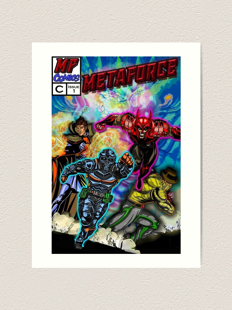 "MetaForce" Art Print for Sale by MetaForceComics | Redbubble