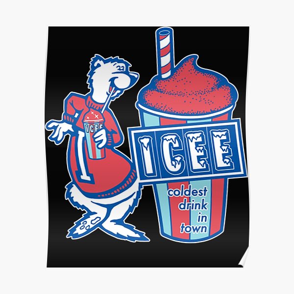 "Chemise Icee Frozen Drink" Poster for Sale by BarrettRyan | Redbubble