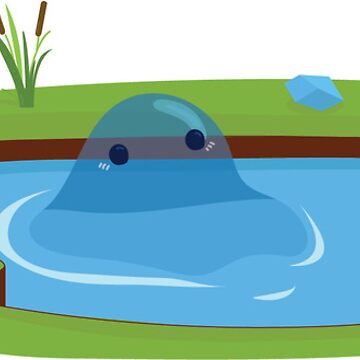 "Puddle Slime" Sticker for Sale by CharleeGraphics | Redbubble