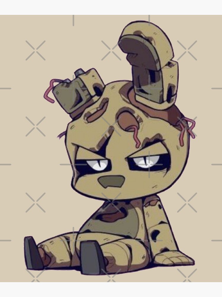 Póster «fnaf springtrap chibi» de vinike2200 | Redbubble