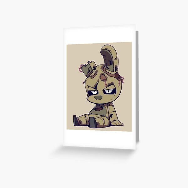 "fnaf springtrap chibi" Greeting Card by vinike2200 | Redbubble