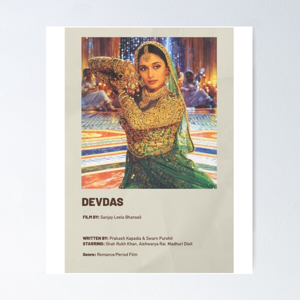 "Devdas - Affiche de film minimaliste" Poster for Sale by BarrettRyan ...