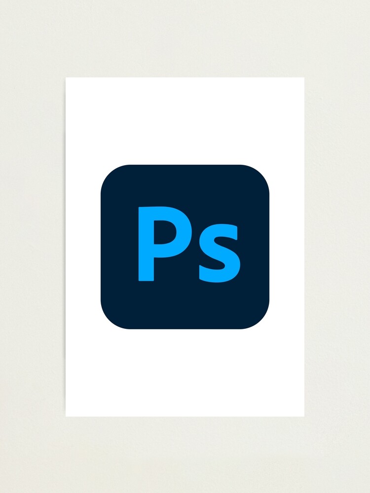 "Photoshop 2022 Icon " Photographic Print for Sale by easyeye | Redbubble