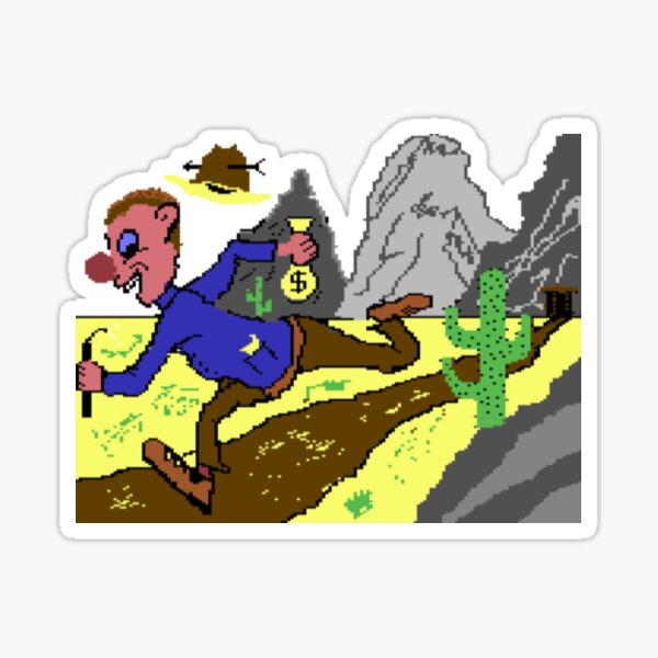 "Gold Rush" Sticker by PixelSystem | Redbubble