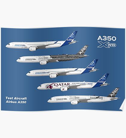Airbus A350 Posters | Redbubble