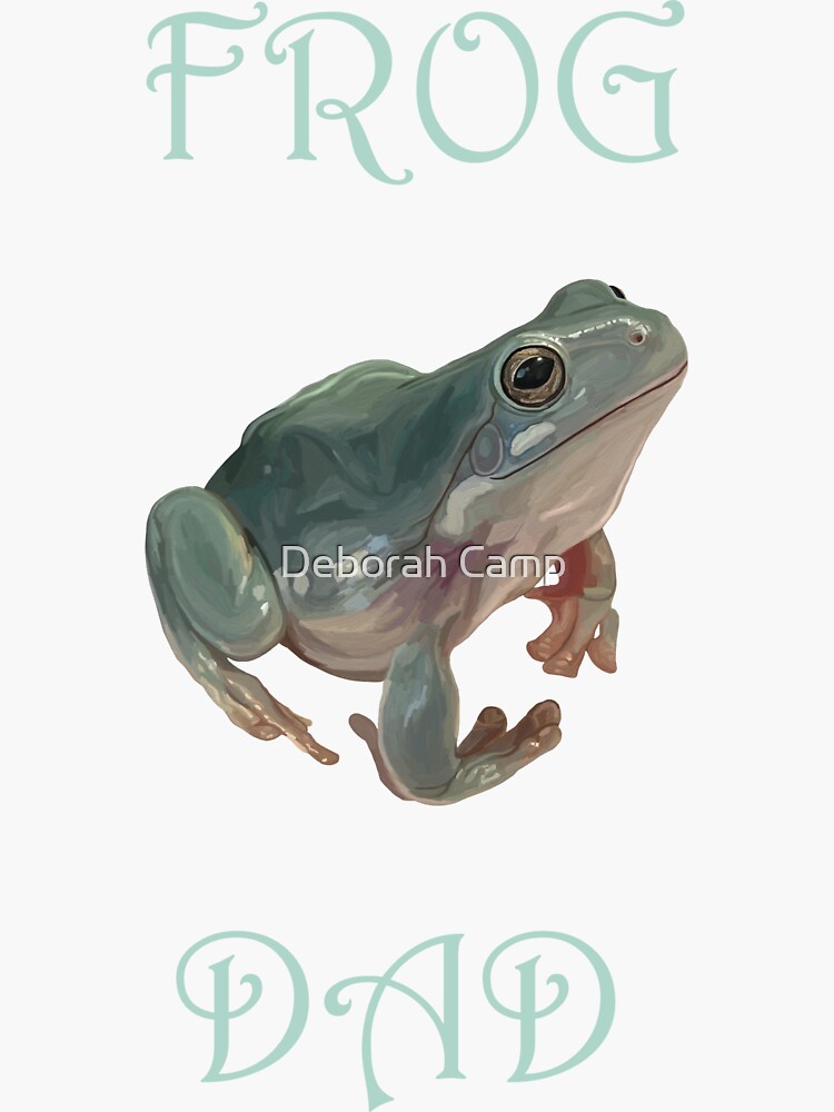 "Frog Dad" Sticker by DeborahCamp | Redbubble
