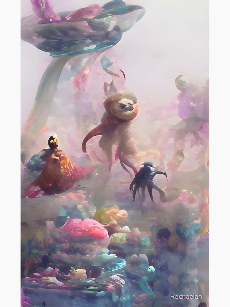 "Dreamscape Creatures" Poster for Sale by Rachaelah | Redbubble