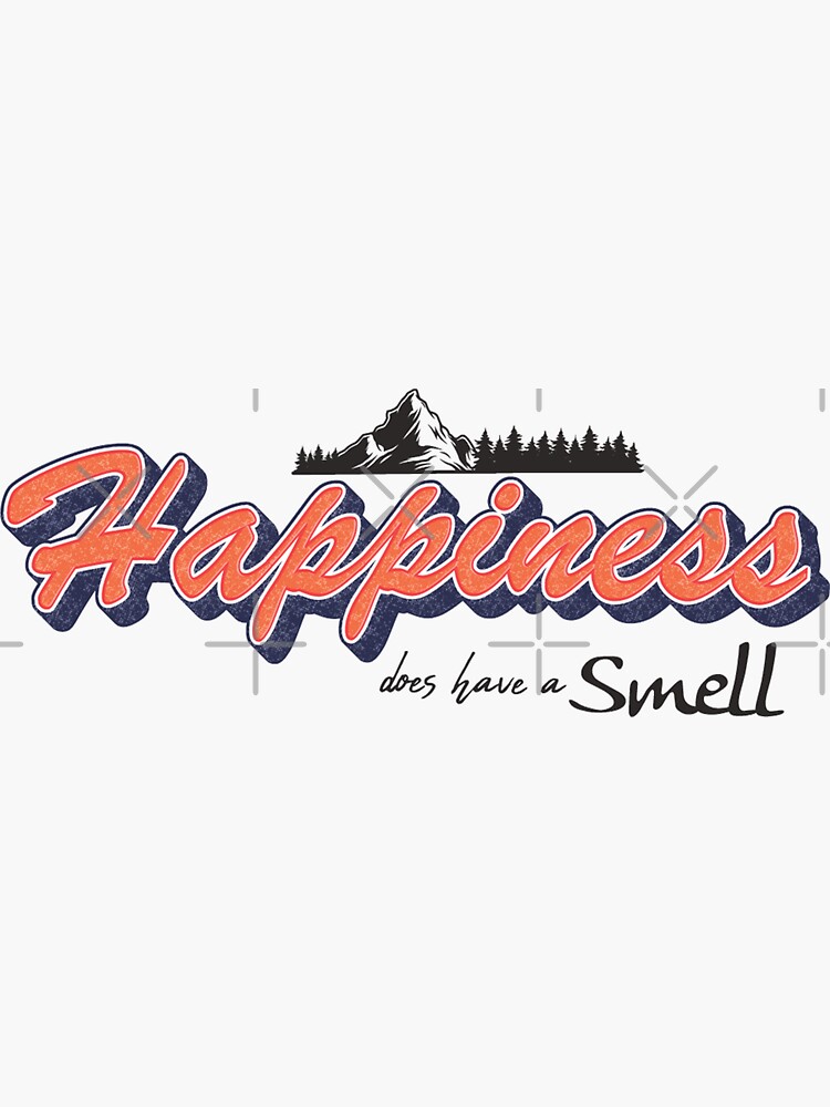 "Happiness does have a Smell" Sticker by Integrade-TXC | Redbubble