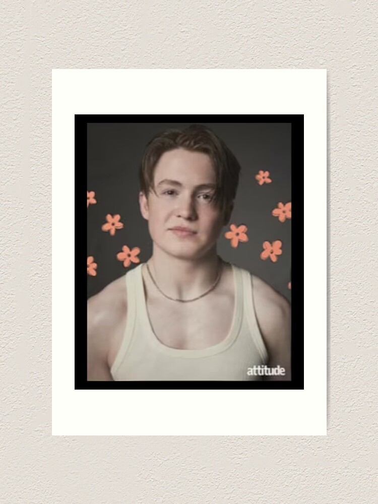 "Kit Connor Heartstopper" Art Print by zunmini12 | Redbubble